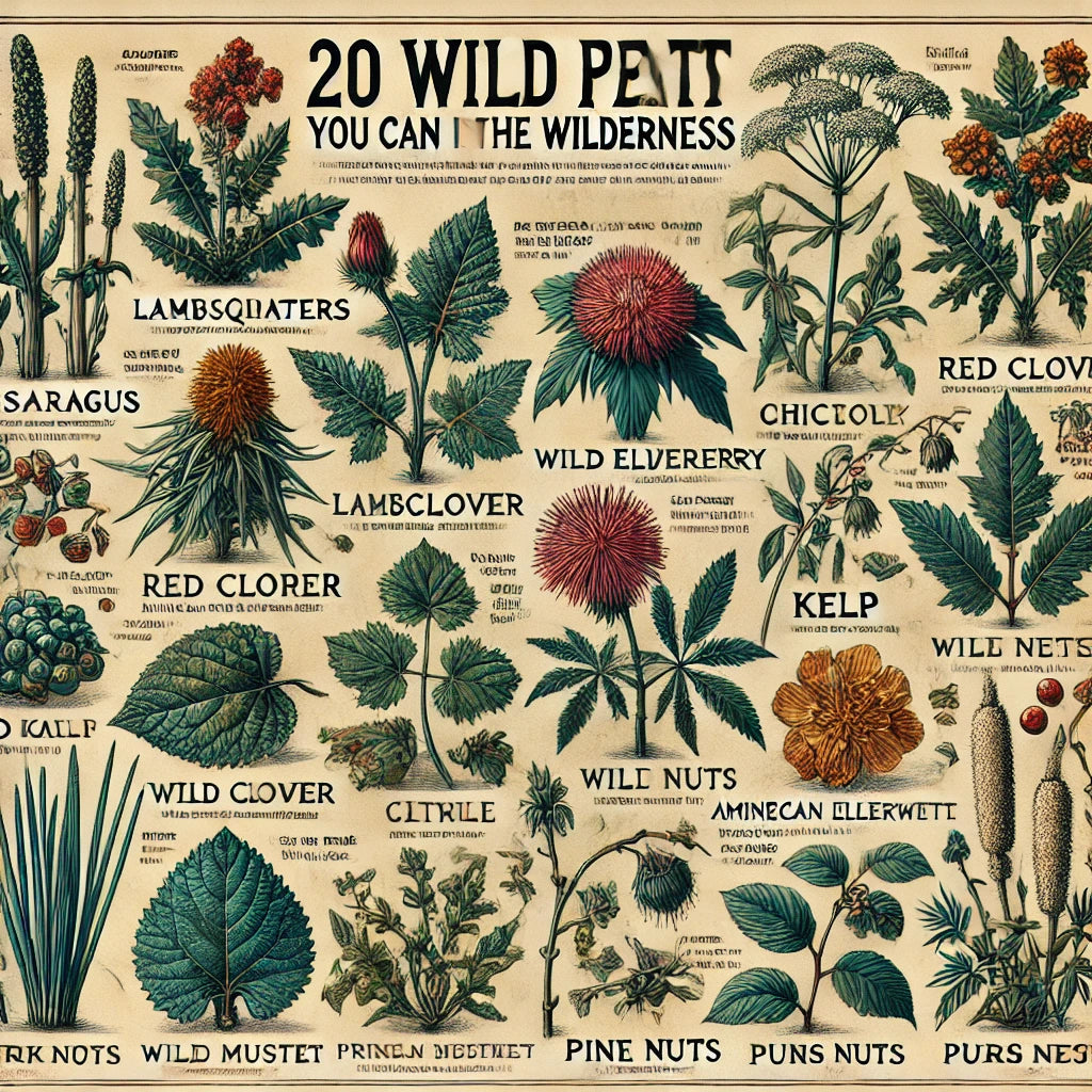 20 Wild Plants You Can Eat in the Wilderness: Nature's Survival Buffet ...